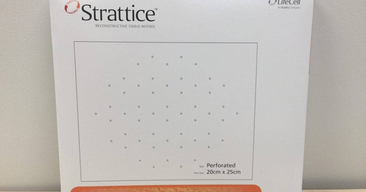 New Launch Alert: Acelity Rolls Out Strattice Tissue Matrix Perforated ...